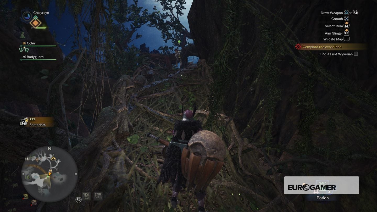 Monster Hunter World - First Wyverian location in the Ancient Forest ...