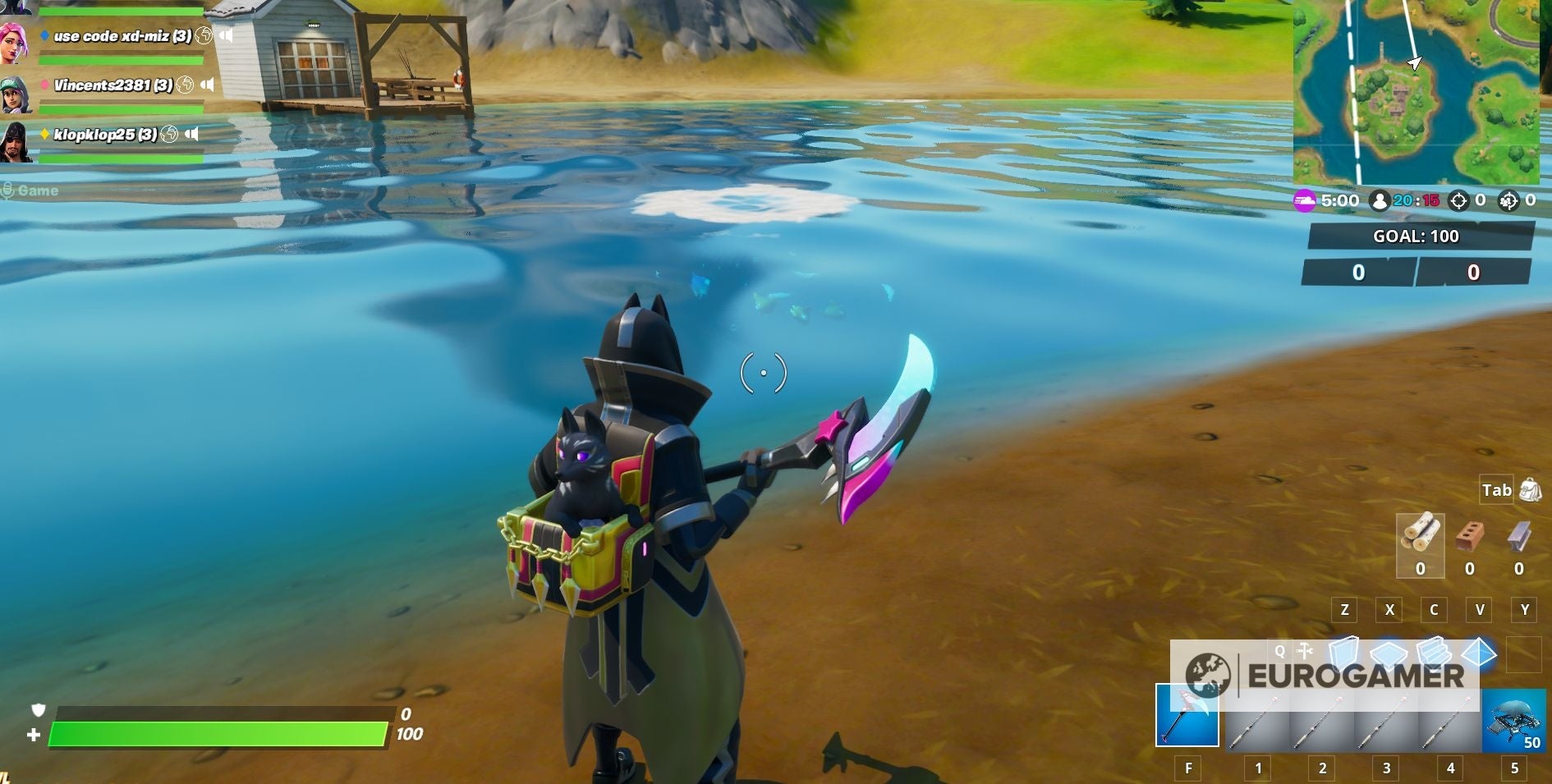 Fortnite Fishing - how to catch a weapon and fishing locations ...