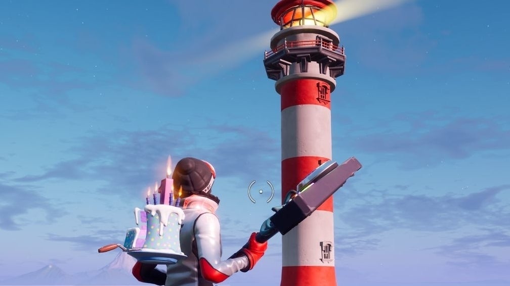 Fortnite - wyzwanie: Zatańcz przy Czterech Kółkach, Latarni Lockiego i ...