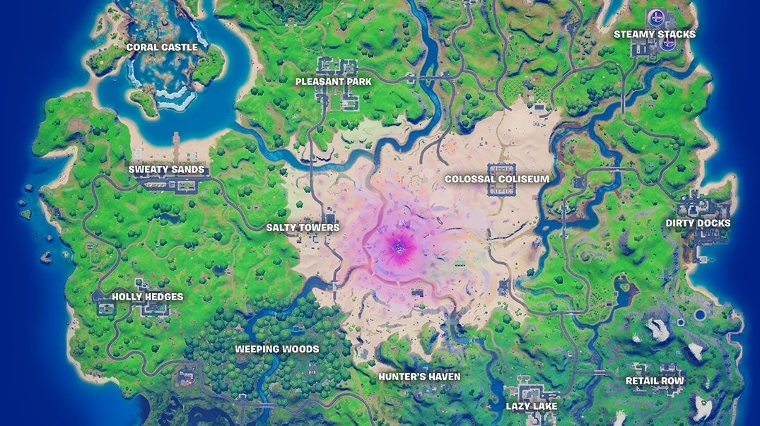 Fortnite - todos los cambios del nuevo mapa en la Temporada 5 del ...