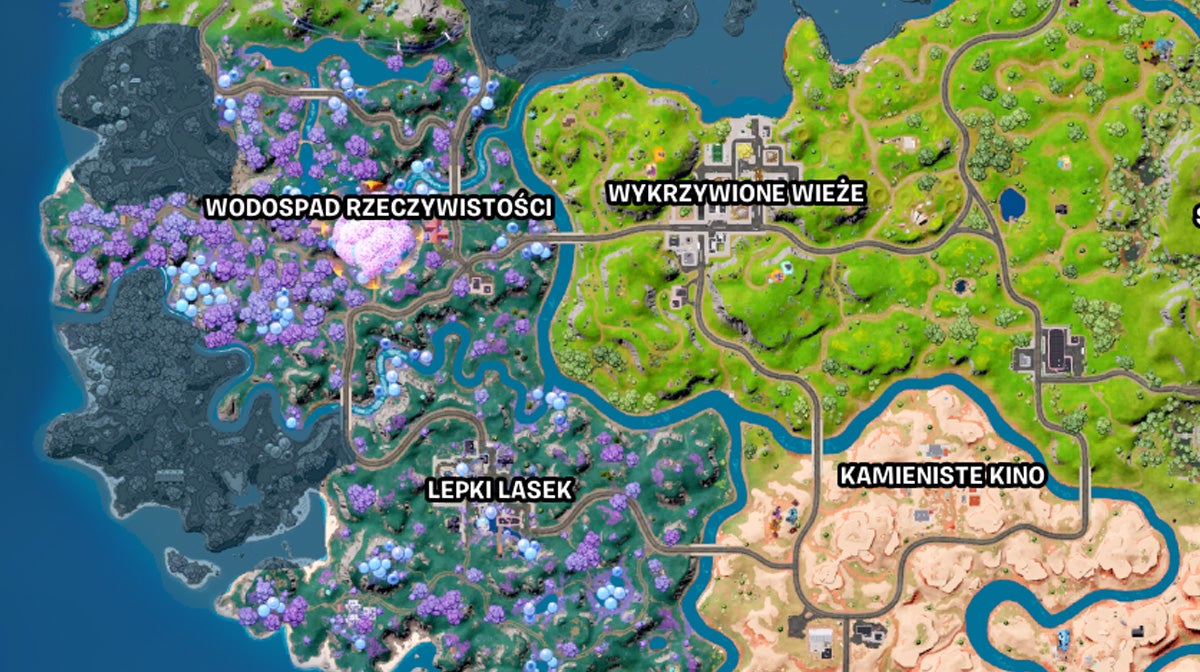 Fortnite - rozdział 3, sezon 3: mapa [nowości i zmiany] | Eurogamer.pl
