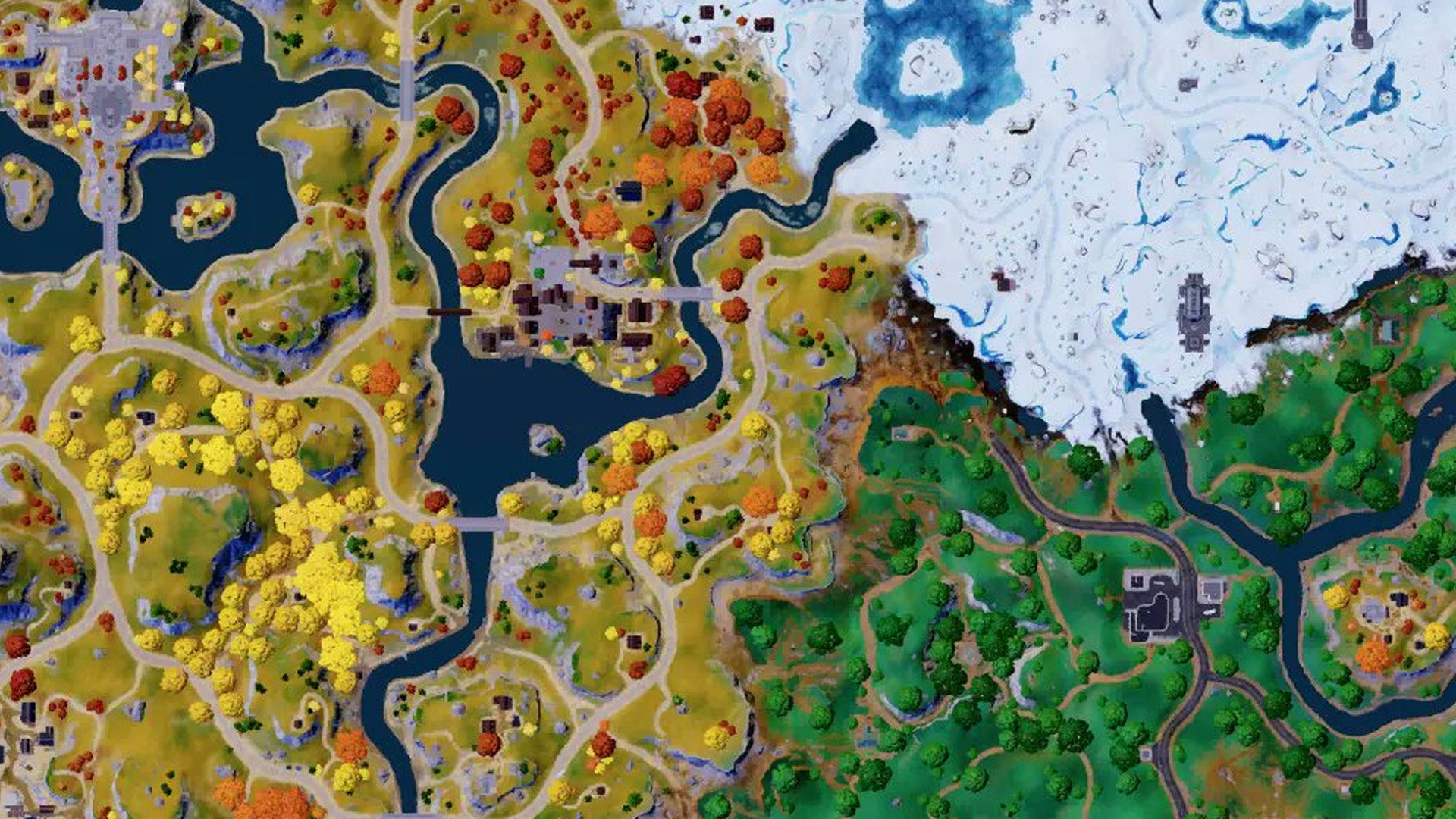 Fortnite - rozdział 4, sezon 1: mapa [zmiany i nowości] | Eurogamer.pl