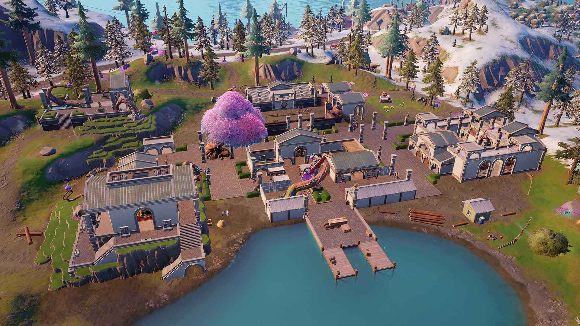 Fortnite: Die Saison 21 Insel im Detail - Logjam Lotus, Tempelblüte und ...