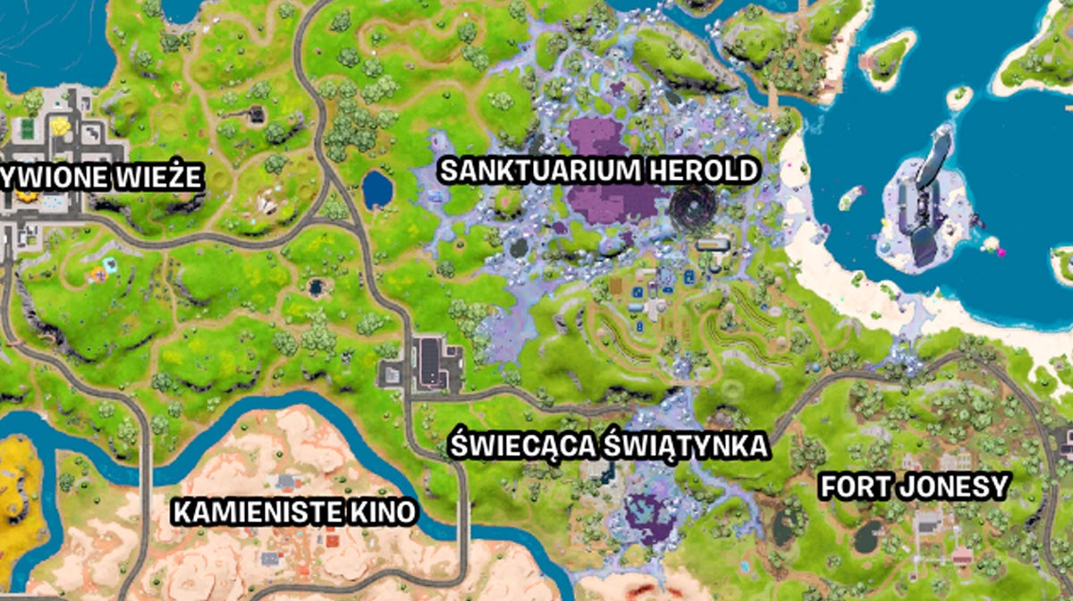 Fortnite - rozdział 3, sezon 4: mapa [nowości i zmiany] | Eurogamer.pl