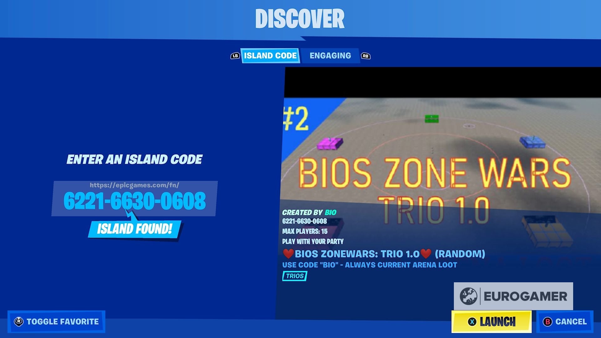 Fortnite - Bio's Zone Wars Trios location: How to play the LTM ...