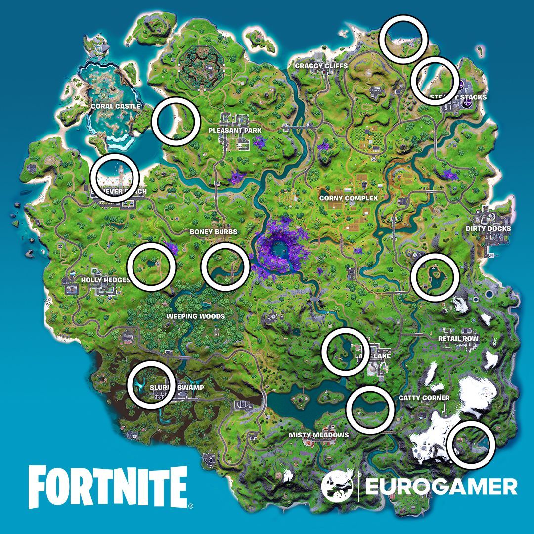 Fortnite Fish Collection locations - Where to find all 33 fishes and ...