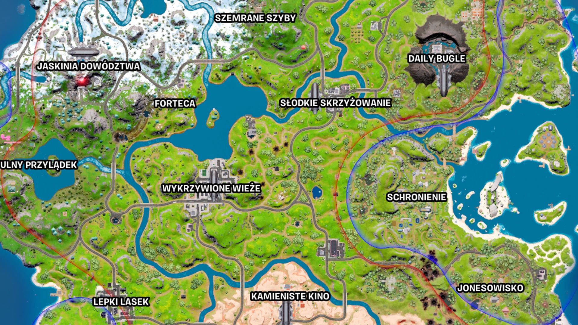Fortnite - rozdział 3, sezon 2: mapa [nowości i zmiany] | Eurogamer.pl