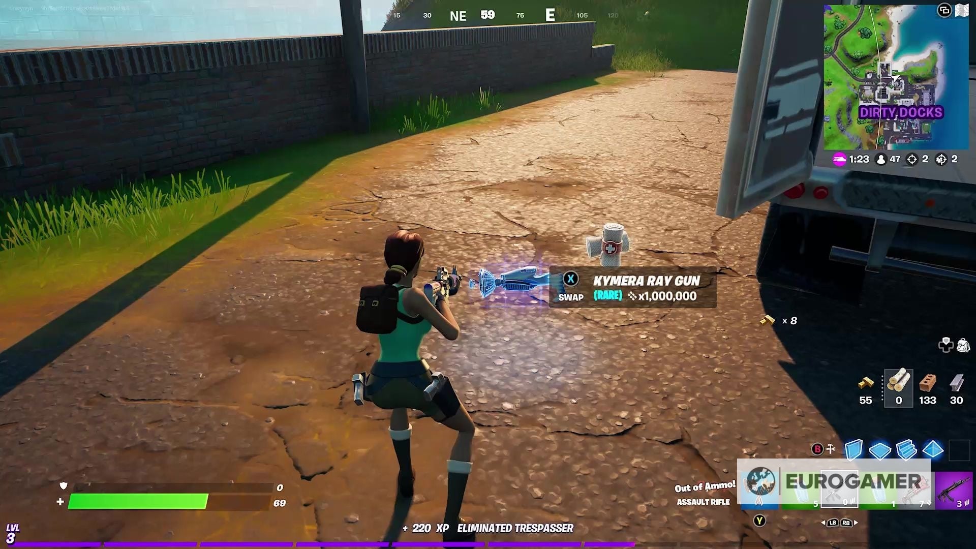 Fortnite ray guns: How to find Kymera Ray Gun locations explained ...