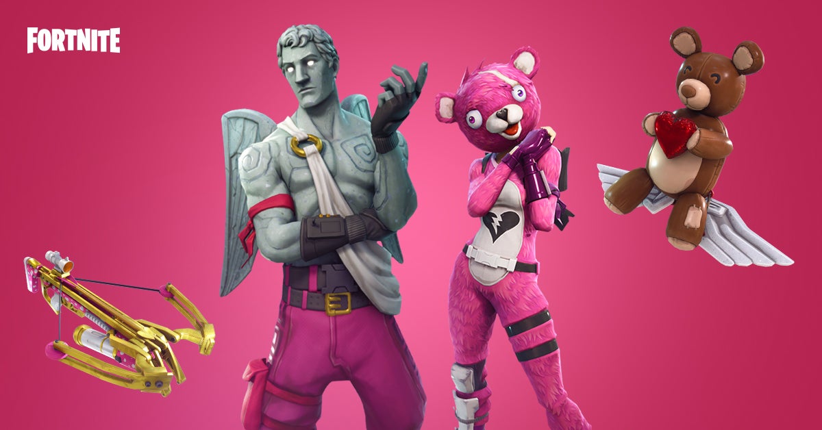 Fortnite unveils new Valentine's event details, skins, and crossbows ...