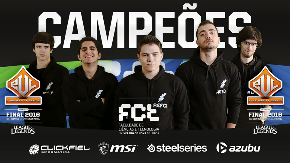 FCT UNL venceu o campeonato League of Legends EUL 2016 | Eurogamer.pt