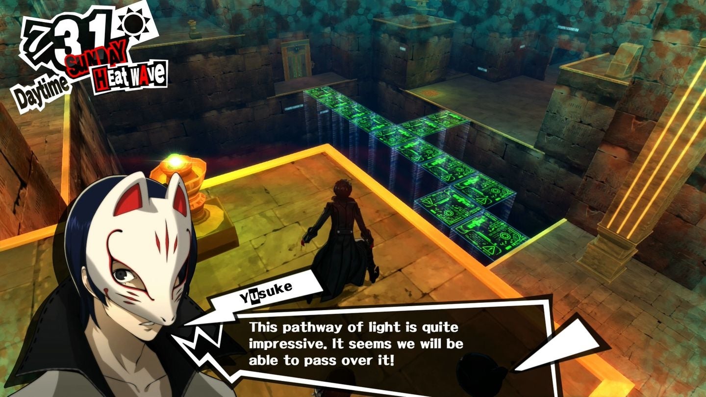 Persona 5: Futaba Palace dungeon - Great Corridor puzzles, Chamber of ...