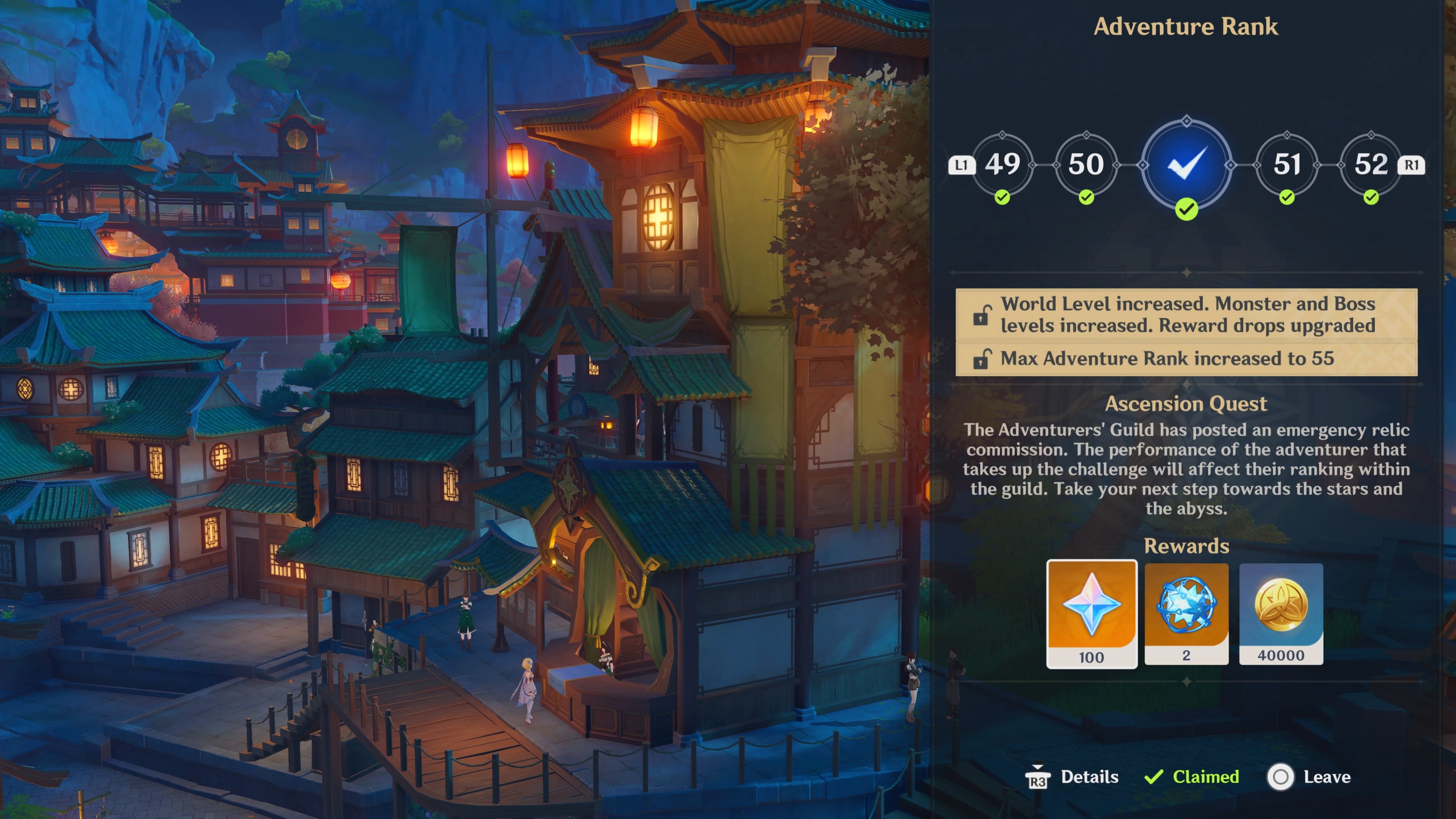 How to increase Adventure Rank and World Level in Genshin Impact ...