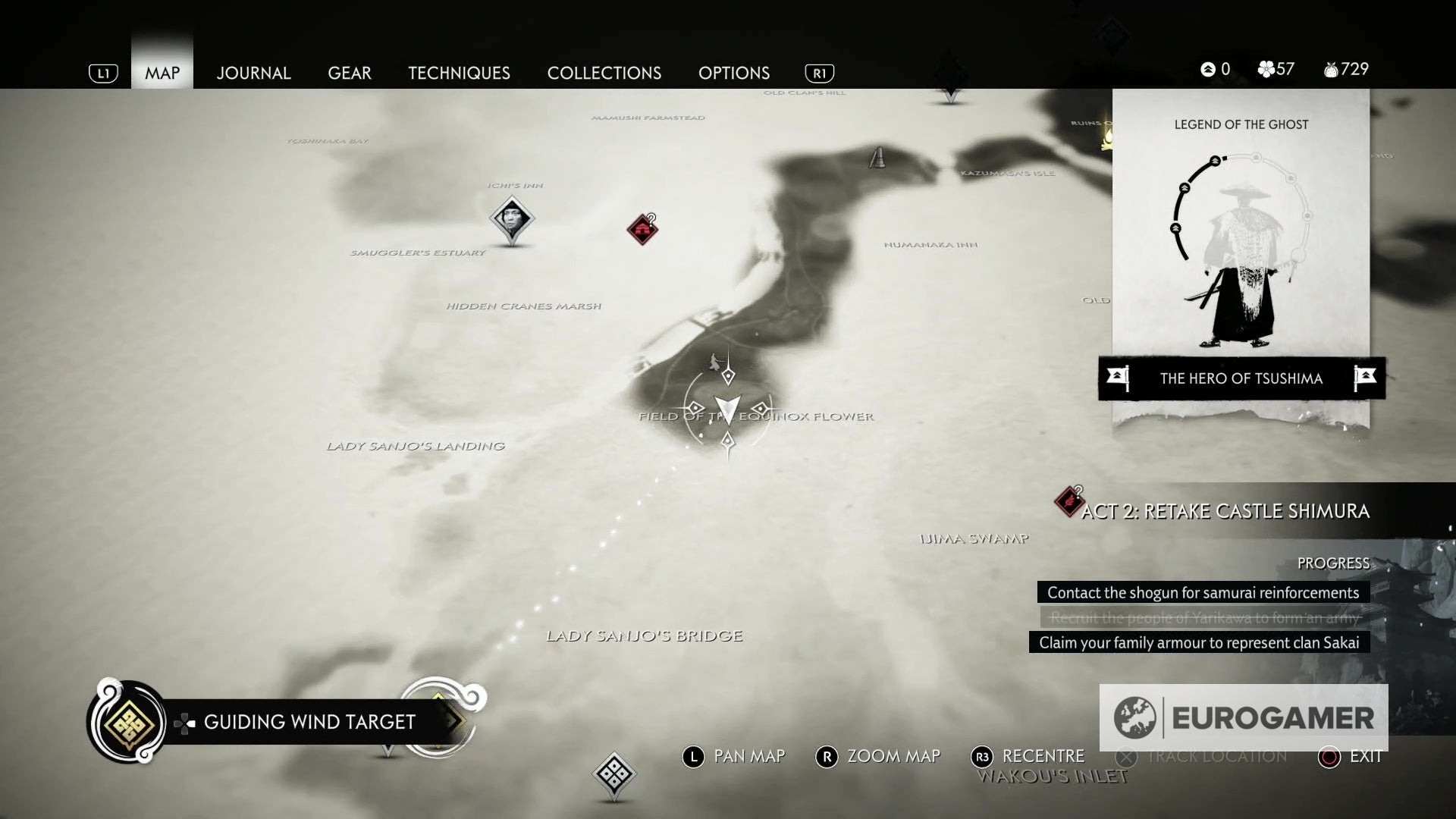 Ghost of Tsushima - The Six Blades of Kojiro quest: Duellist locations ...
