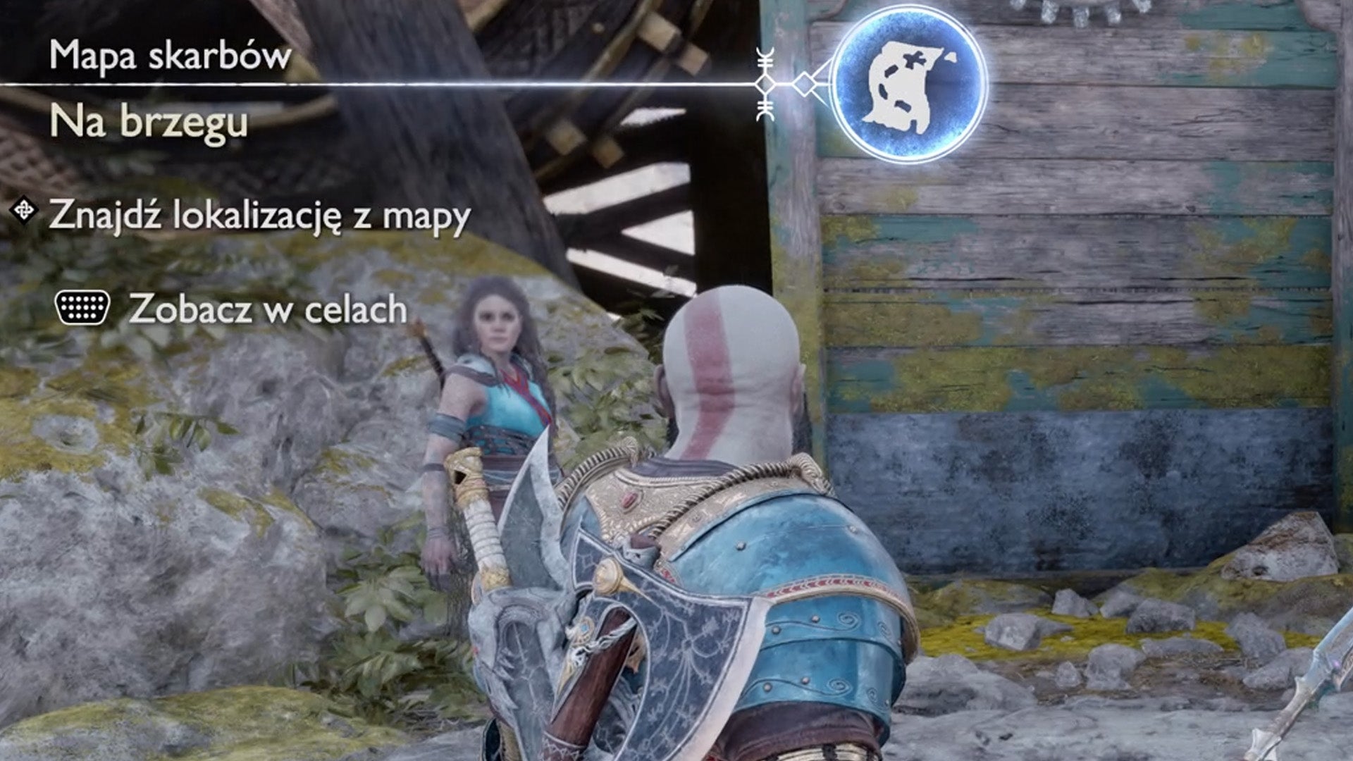 God of War Ragnarok - mapa skarbów: na brzegu | Eurogamer.pl