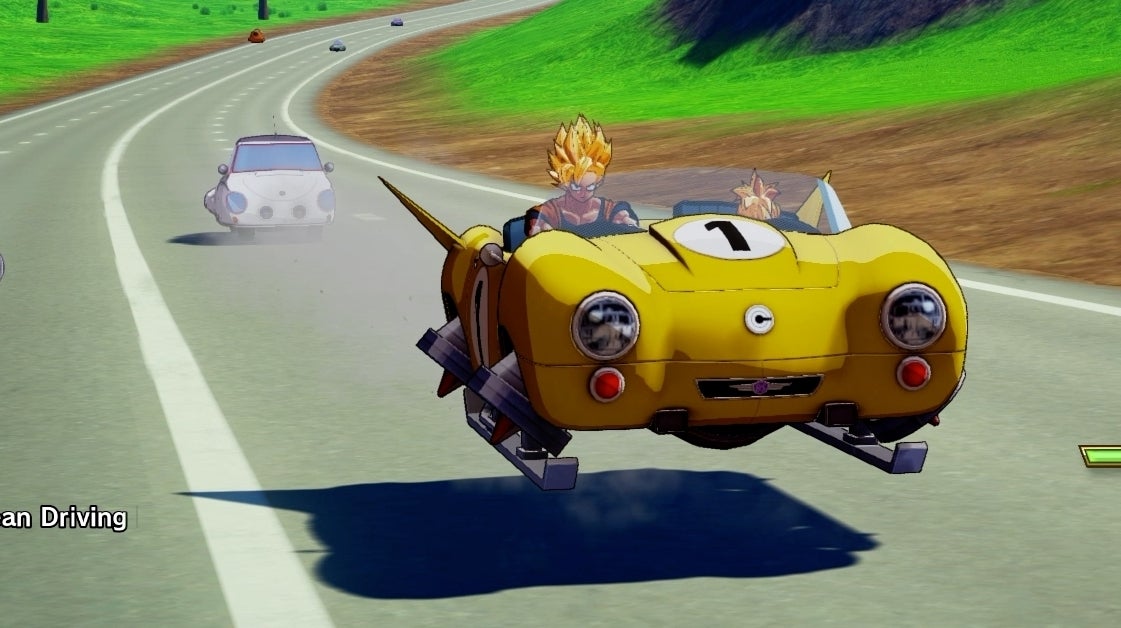 Goku conduz um carro nestas imagens de Dragon Ball Z: Kakarot ...