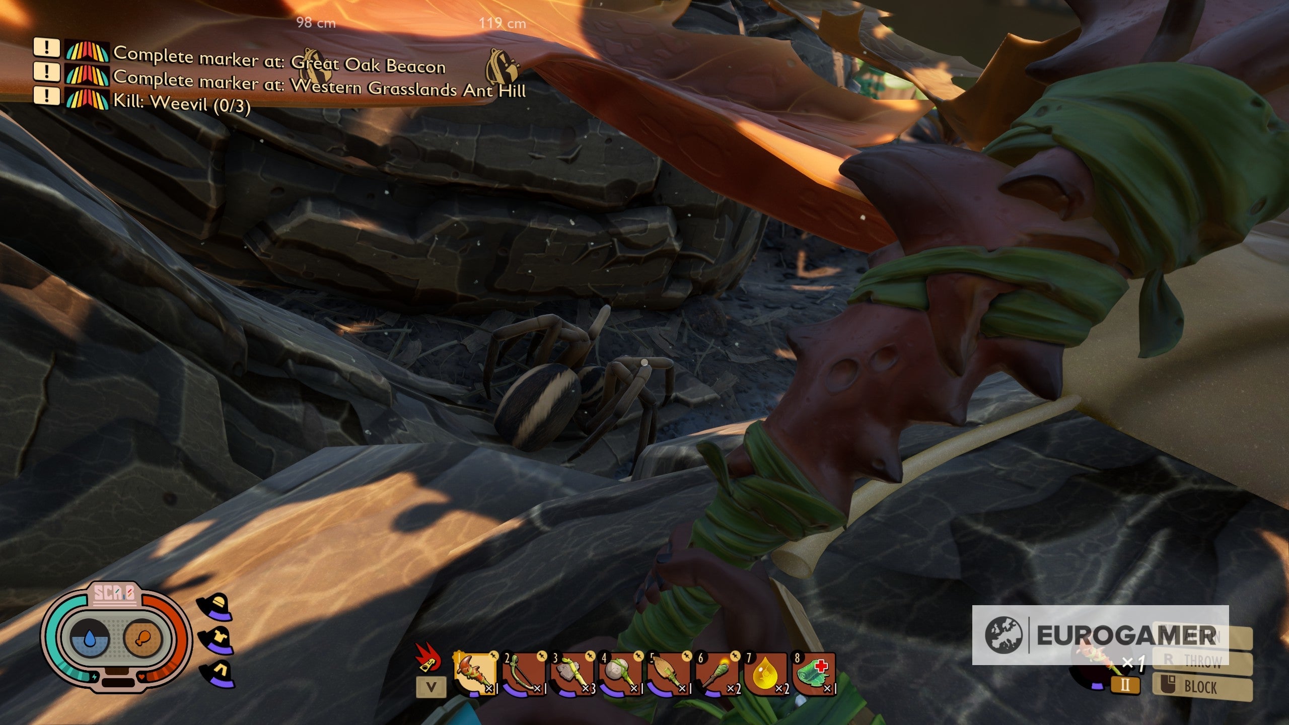 Grounded Spiders: How to kill Wolf Spiders and Orb Weavers | Eurogamer.net