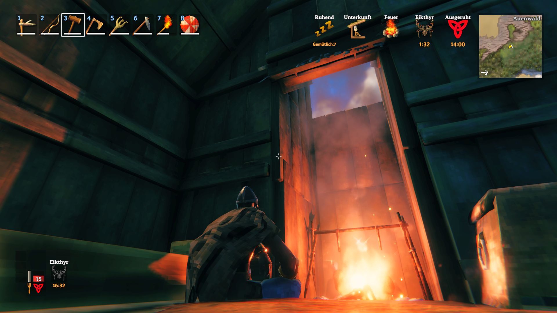 Valheim: Wände, Dach, Schornstein, Haus kaputt (Zerfall und Abnutzung ...