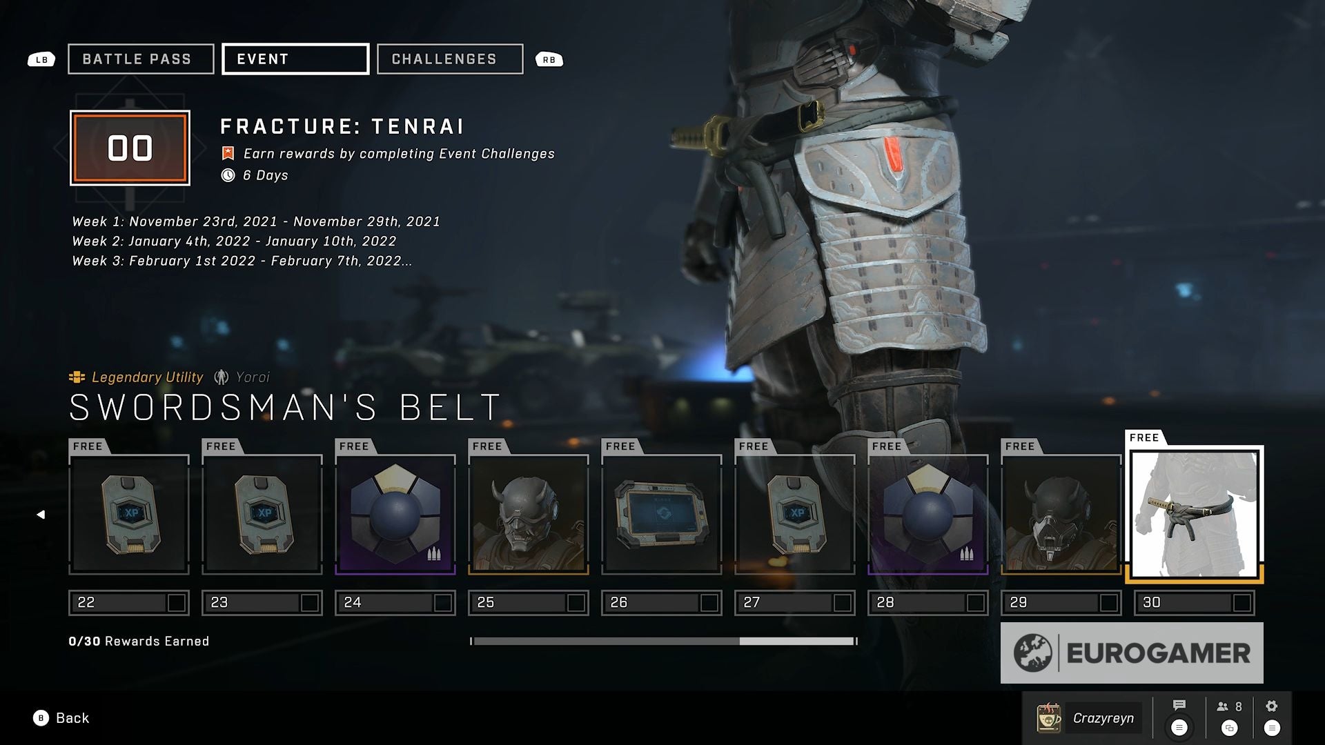 Halo Infinite Fracture Tenrai event: Challenges, Tenrai dates and how ...