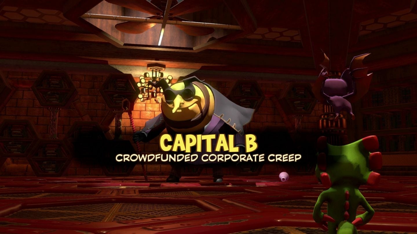 Yooka-Laylee - Final boss Capital B strategy - How to beat the ...