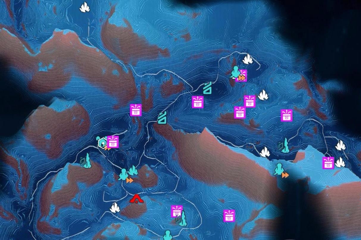 Mass Effect Andromeda Mapa Kadara Skrzynie Bazy Jaskinie Sekrety Eurogamerpl