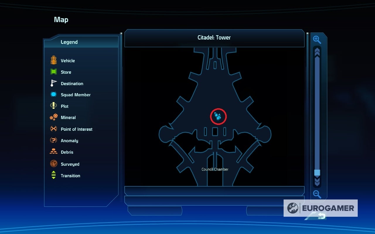 Mass Effect - Keeper locations: How to complete the Citadel: Scan the ...
