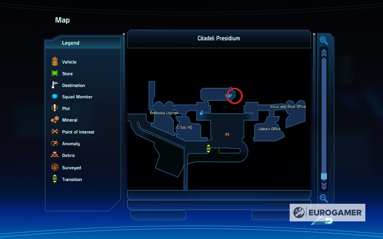 Mass Effect - Keeper locations: How to complete the Citadel: Scan the ...