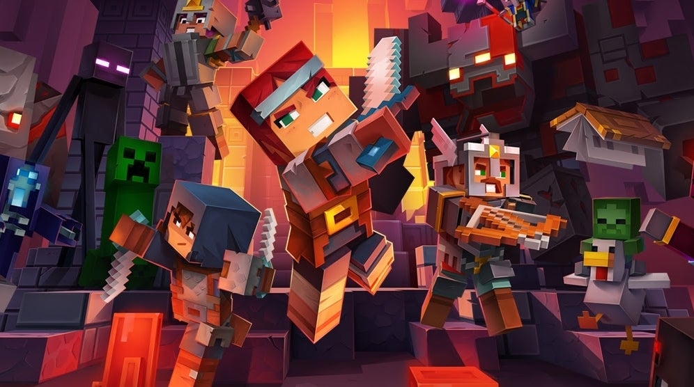 Minecraft Dungeons' cross-platform multiplayer support arrives next ...