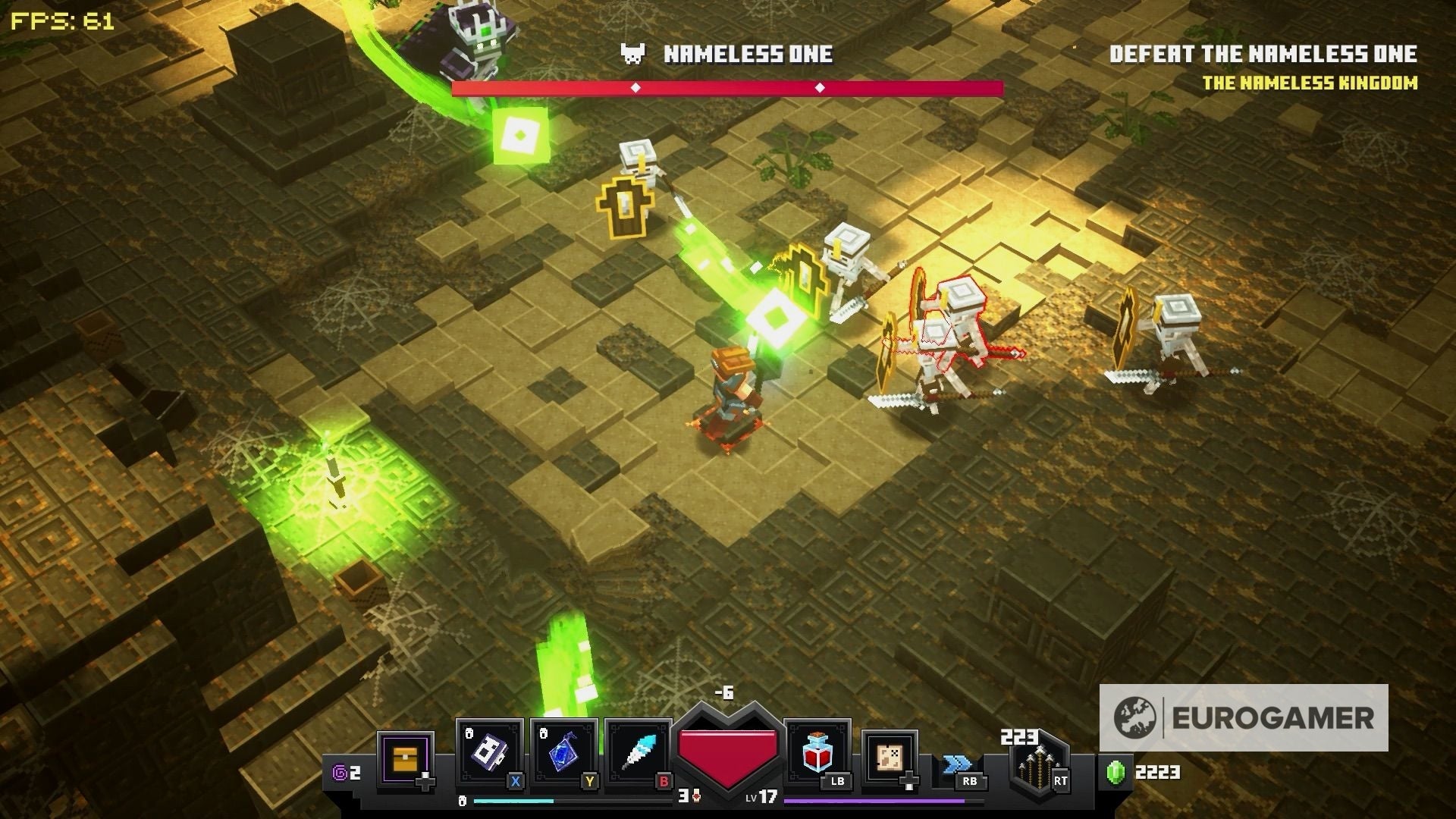 Minecraft Dungeons The Nameless One strategy | Eurogamer.net