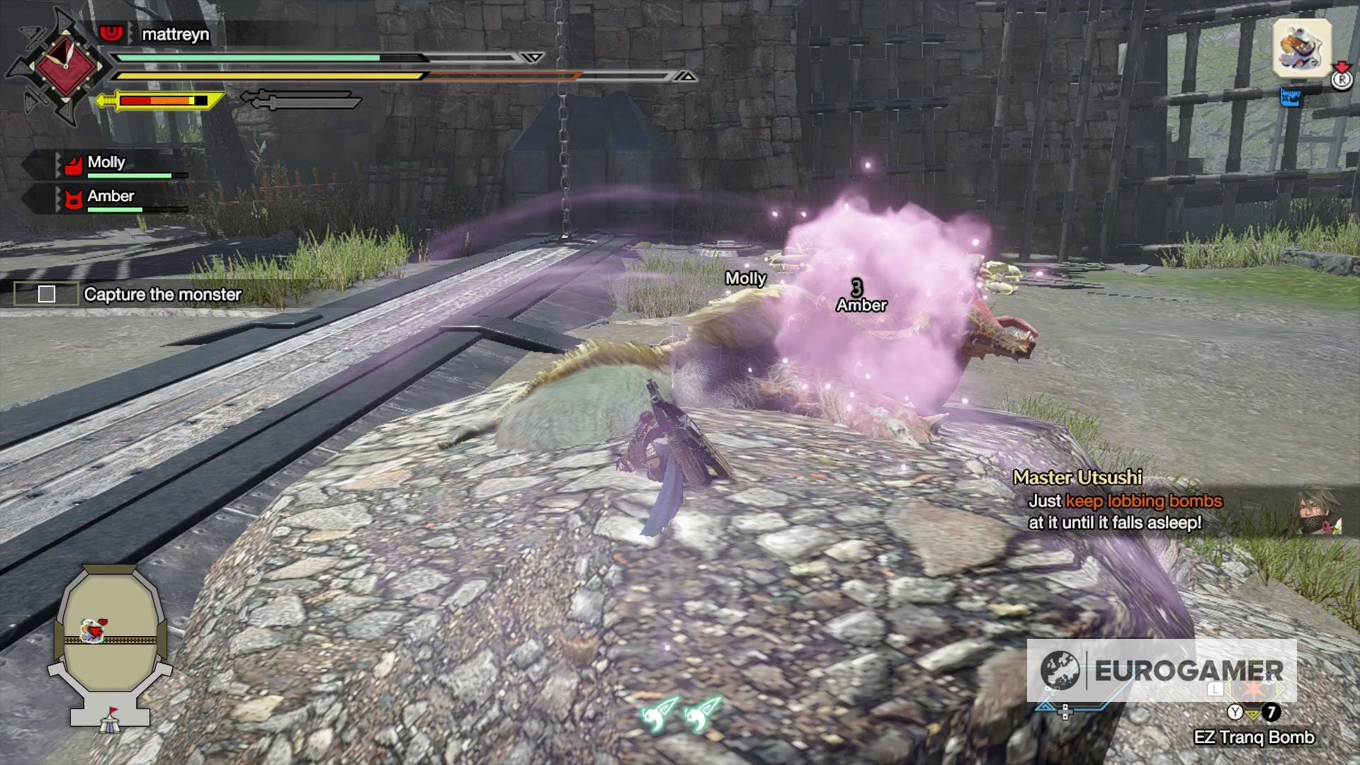 How to capture monsters with Traps and Tranq Bombs in Monster Hunter ...