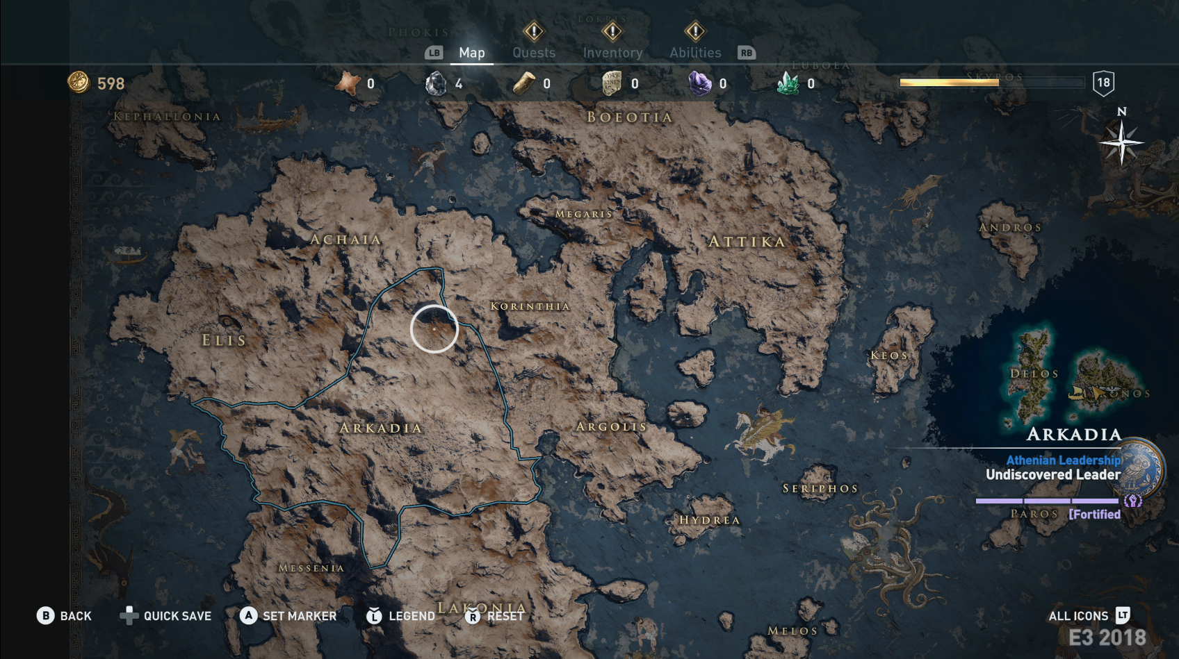 Revelado o mapa completo de Assassin's Creed Odyssey | Eurogamer.pt