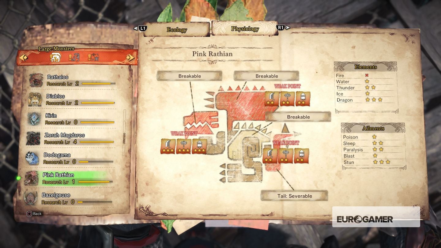 Monster Hunter World - ??? Rathian Tracks and Pink Rathian strategy ...