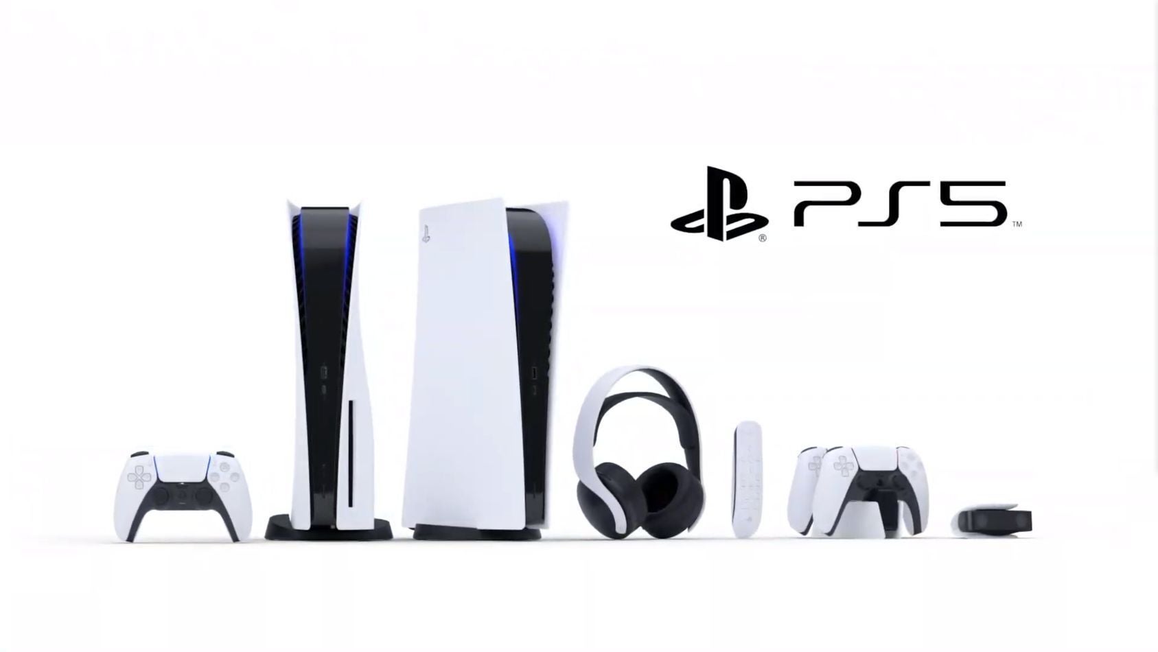 PlayStation 5 console design, including PS5 Digital Edition, ports, and ...