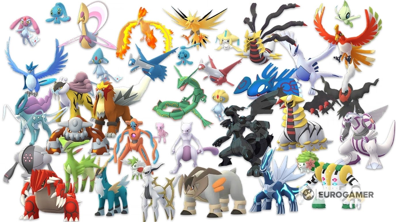 Pokémon Go: Alle legendären Pokémon fangen - So geht's | Eurogamer.de