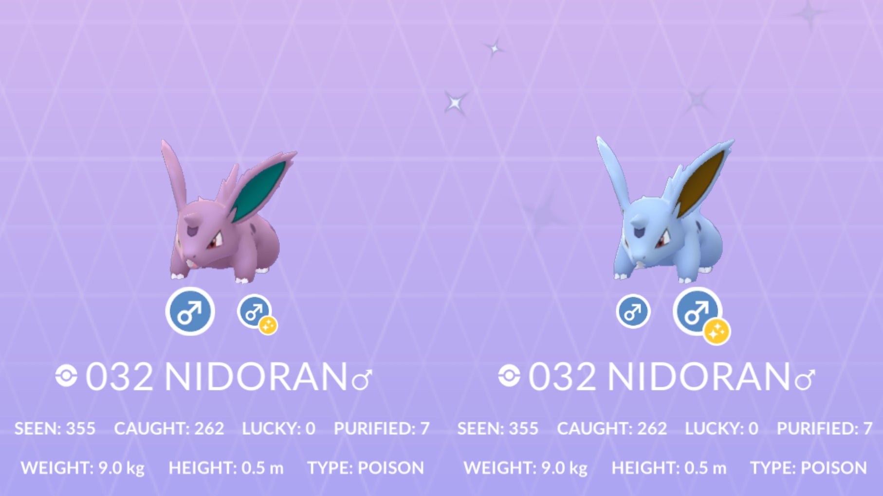 Nidoran Male 100% perfect IV stats, shiny Nidoran Male in Pokémon Go ...