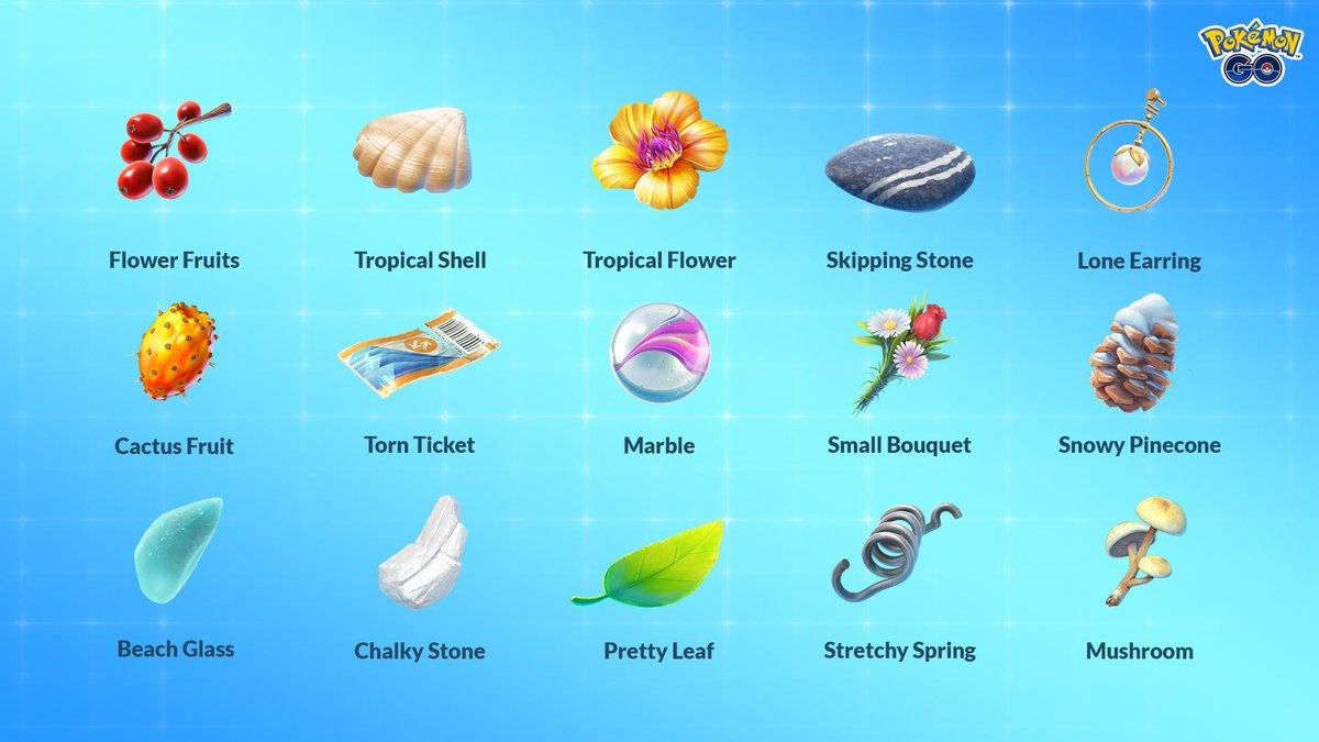 Pokémon Go Souvenirs list and how Souvenirs work explained | Eurogamer.net