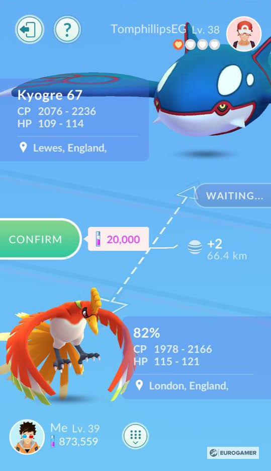 Pokémon Go Trading costs, trade evolution list and Special Trade ...