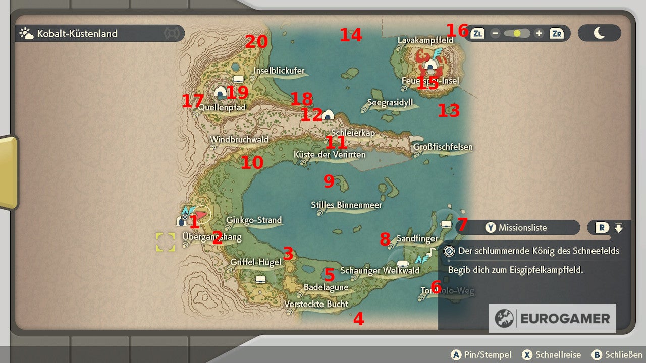 Pokémon Legenden Arceus: Geisterlichter Fundorte - So findet ihr die ...