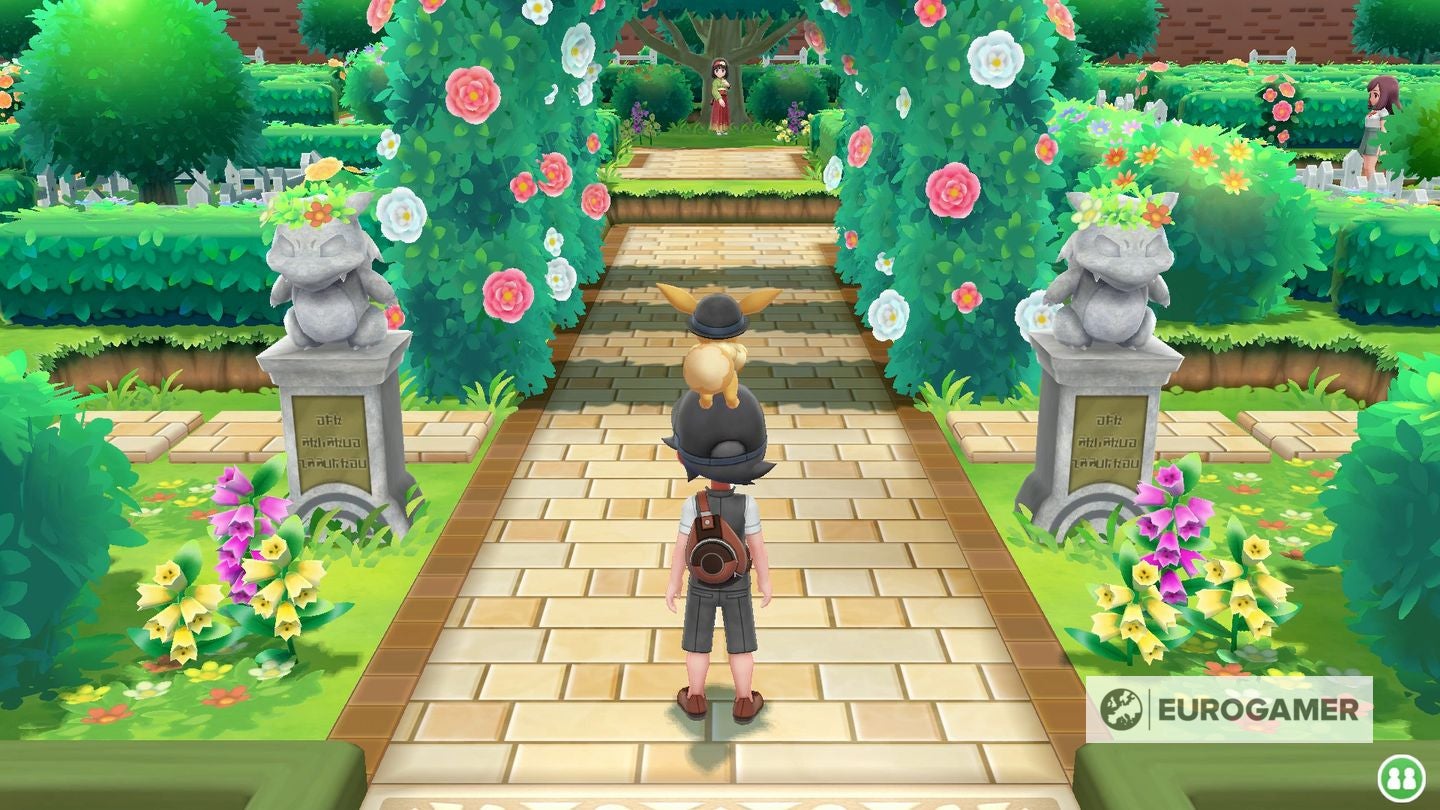 Pokémon Let's Go Celadon City and Erika Gym Battle - available Pokémon ...