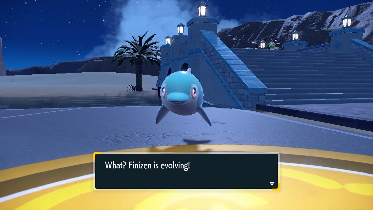 How to evolve Finizen into Palafin in Pokémon Scarlet and Violet ...