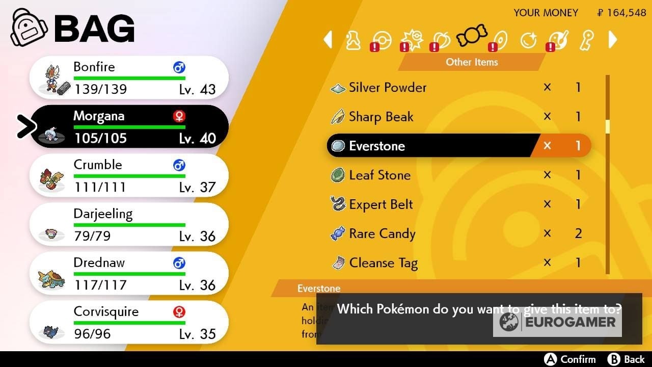 Pokémon Sword and Shield Evolution Stones explained -which Pokémon ...