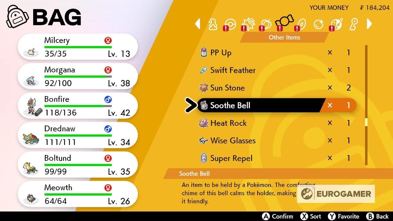 Pokémon Sword and Shield Friendship and Happiness explained - how to ...