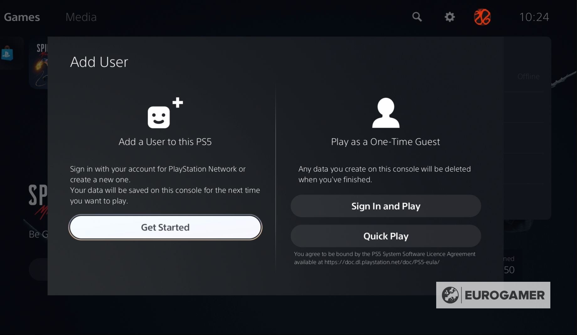 PS5 accounts - How to add new accounts, switch users, guest, remove ...