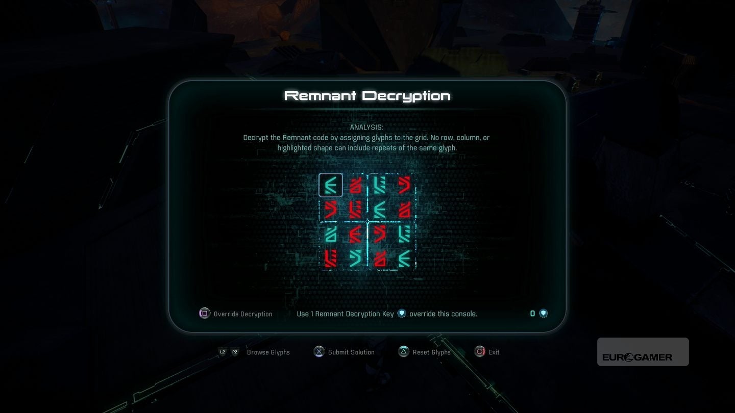 Mass Effect Andromeda - Remnant Decryption puzzle solutions, all ...