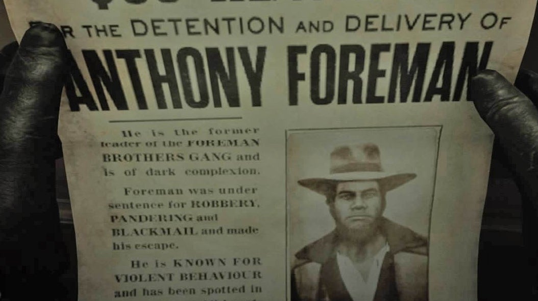 Red Dead Redemption 2 - listy gończe: Anthony Foreman | Eurogamer.pl