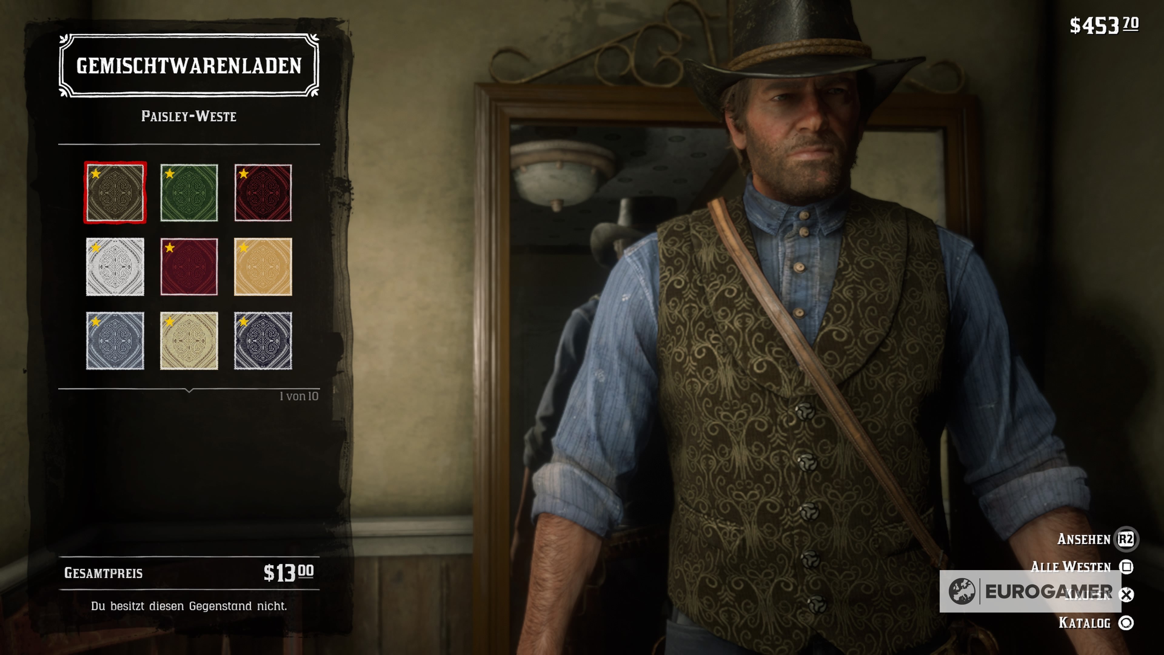 Red Dead Redemption 2: Alle Outfits und welche Kleidung ihr kaufen ...