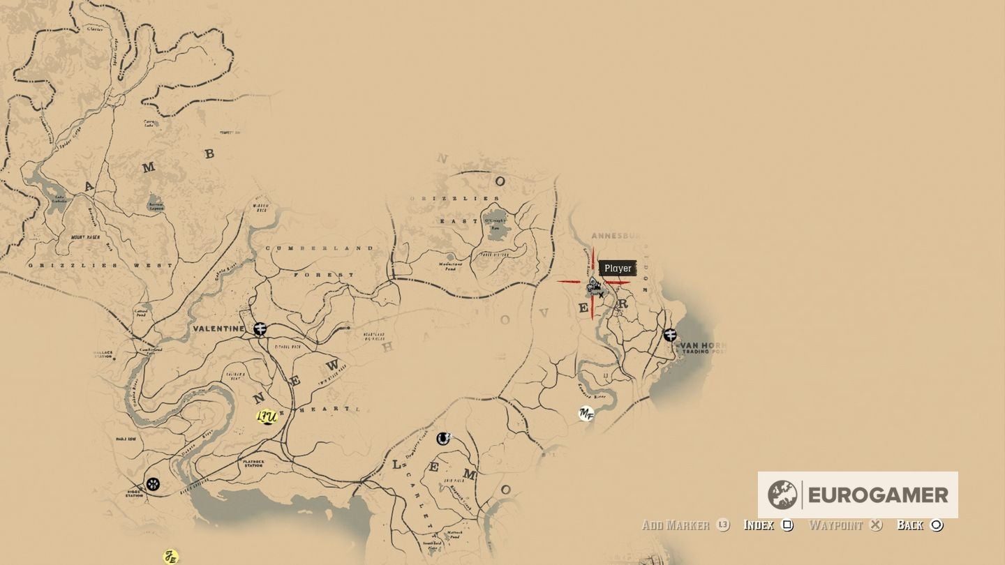 Red Dead Redemption 2 Poisonous Trail Treasure Map location and ...