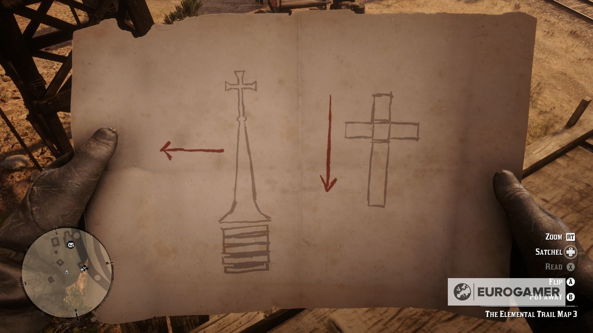 Red Dead Redemption 2 The Elemental Trail Treasure Map locations ...