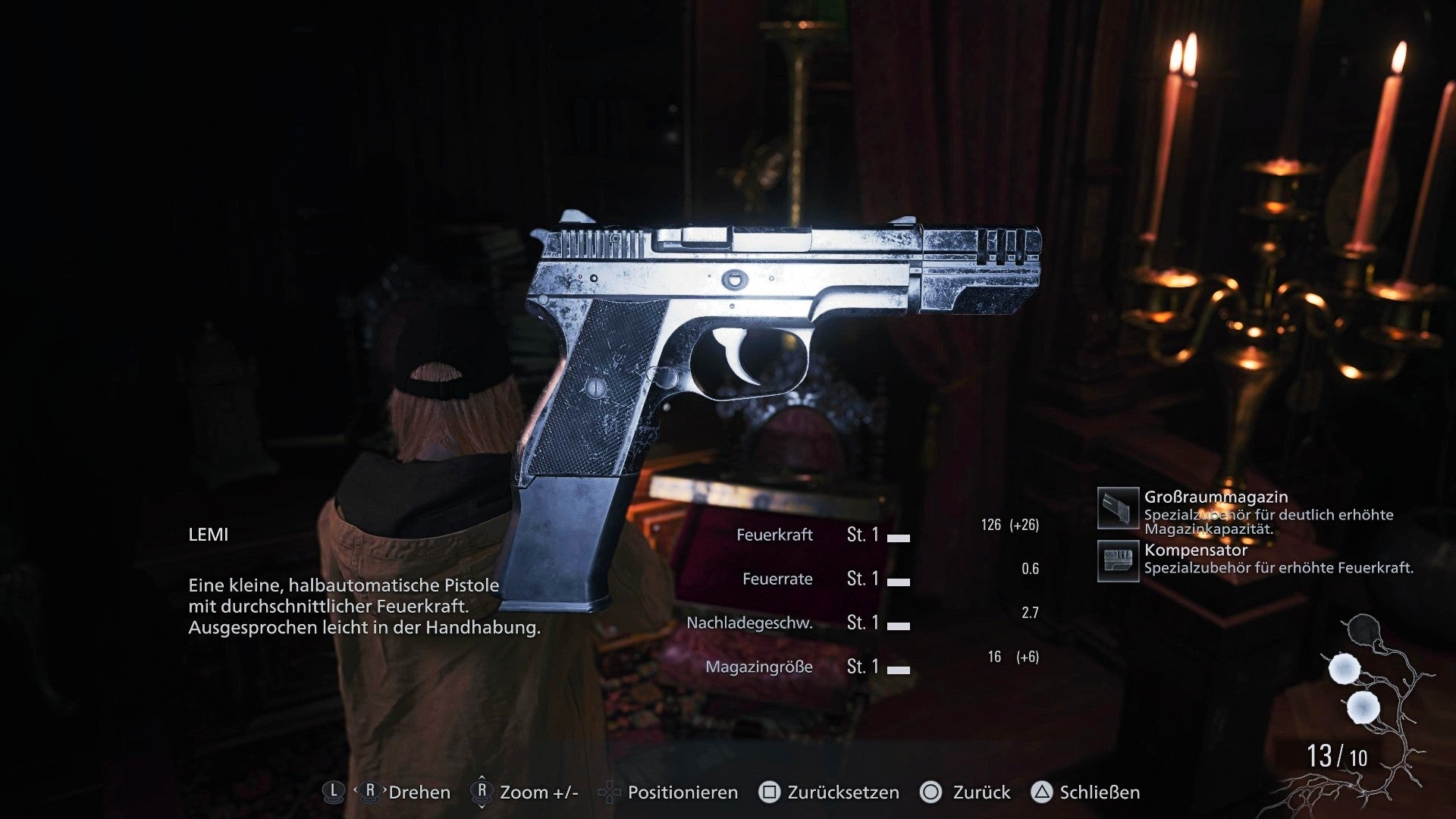 Resident Evil Village DLC: Alle Upgrades für LEMI Pistole in Shadows of ...