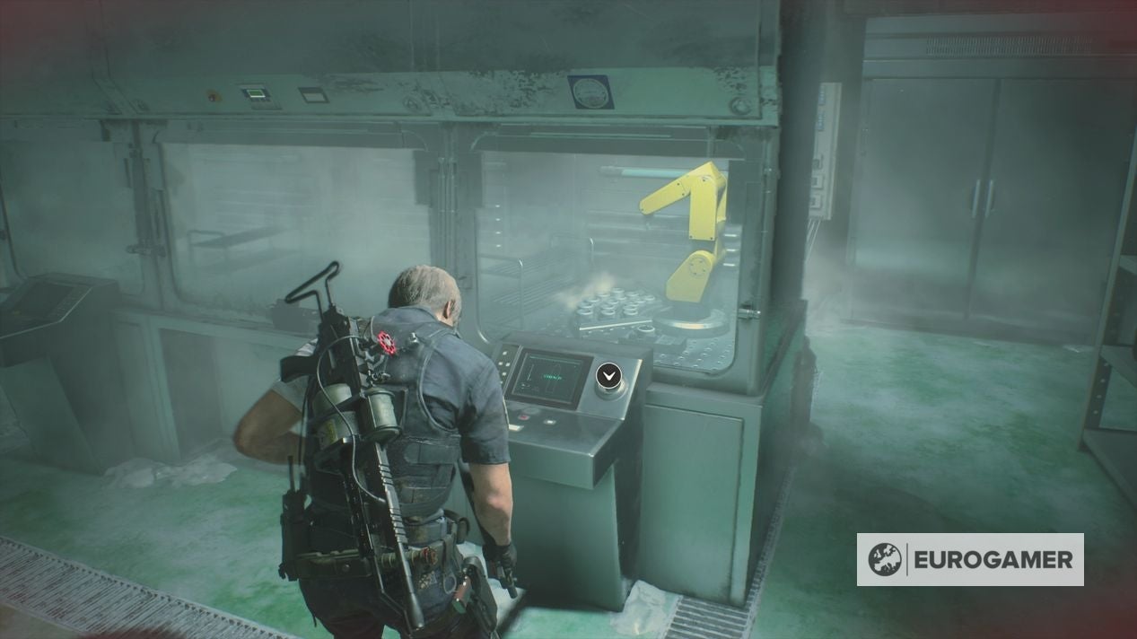 Resident Evil 2 - Drug Testing Lab puzzle solution, cooling the ...