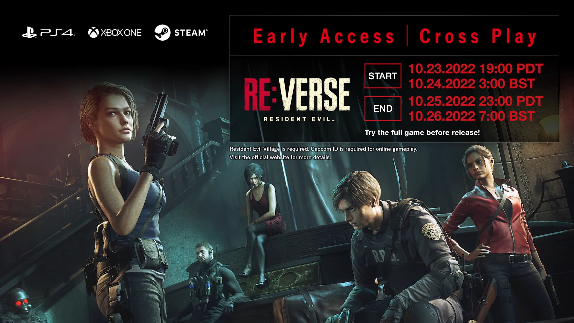 Resident Evil Re:Verse recebe novo trailer e data de Early Access ...